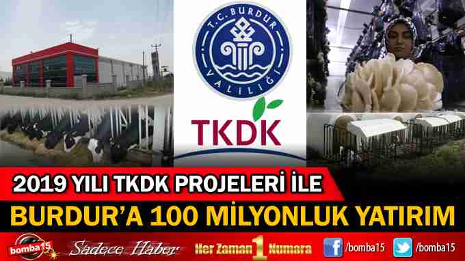 2019 YILI TKDK PROJELERİ İLE BURDUR’A 100 MİLYONLUK YATIRIM - Burdur ... 2019 YILI TKDK PROJELERİ İLE BURDUR’A 100 MİLYONLUK YATIRIM - Burdur ...